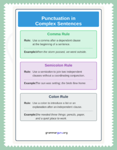 3 Rules for Punctuation in Complex Sentences That Will Transform Your ...